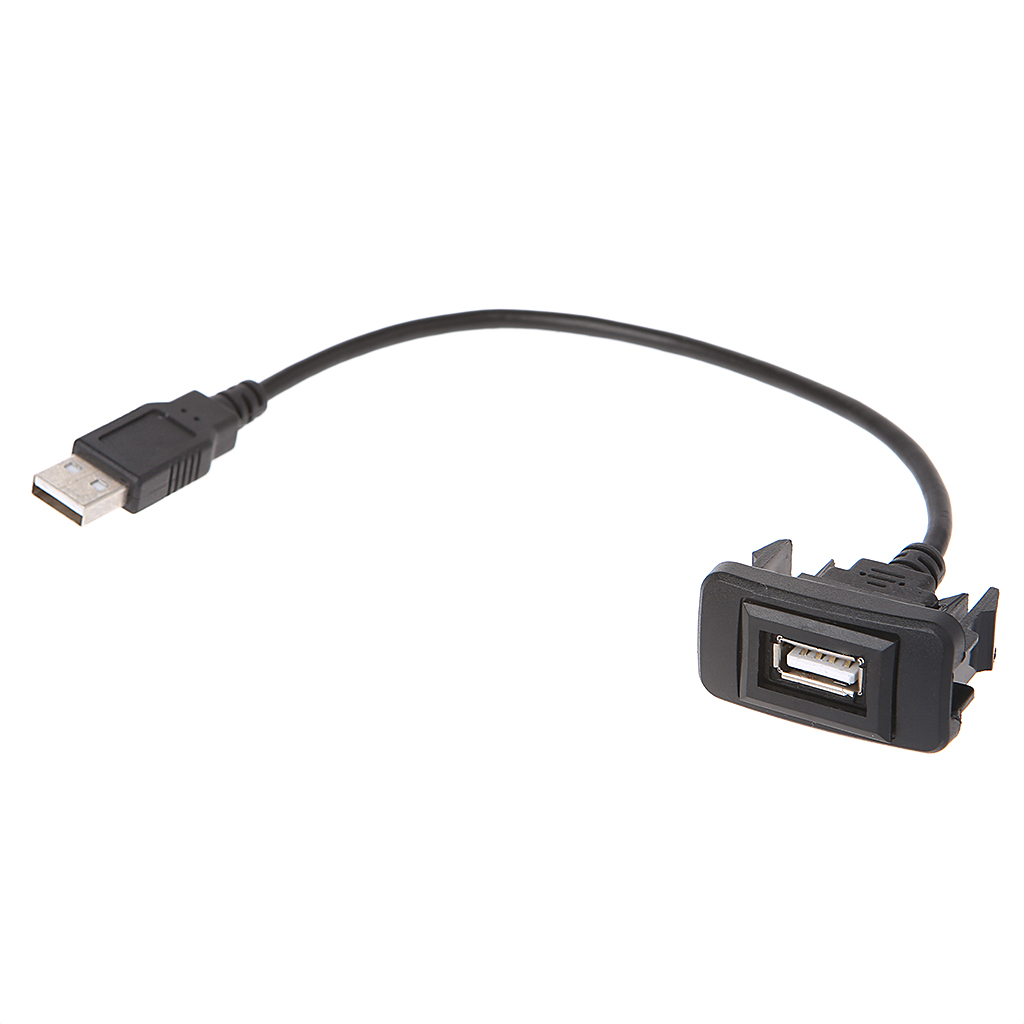 AUX USB Port Cable Adapter 12-24V Cord Wire USB Ch... – Grandado
