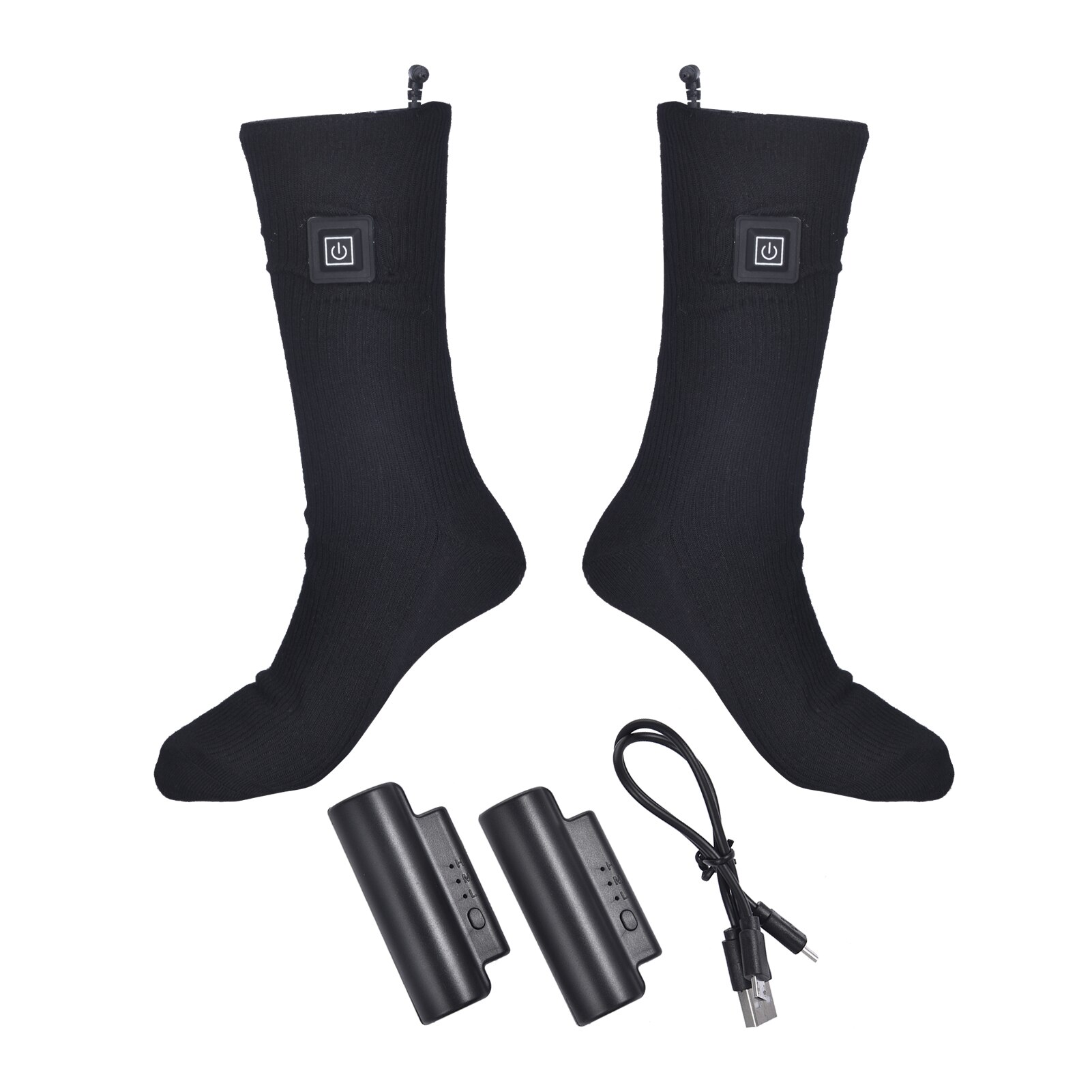 3.7V 2200mAh Button Electric Heating Socks Recharg... – Vicedeal