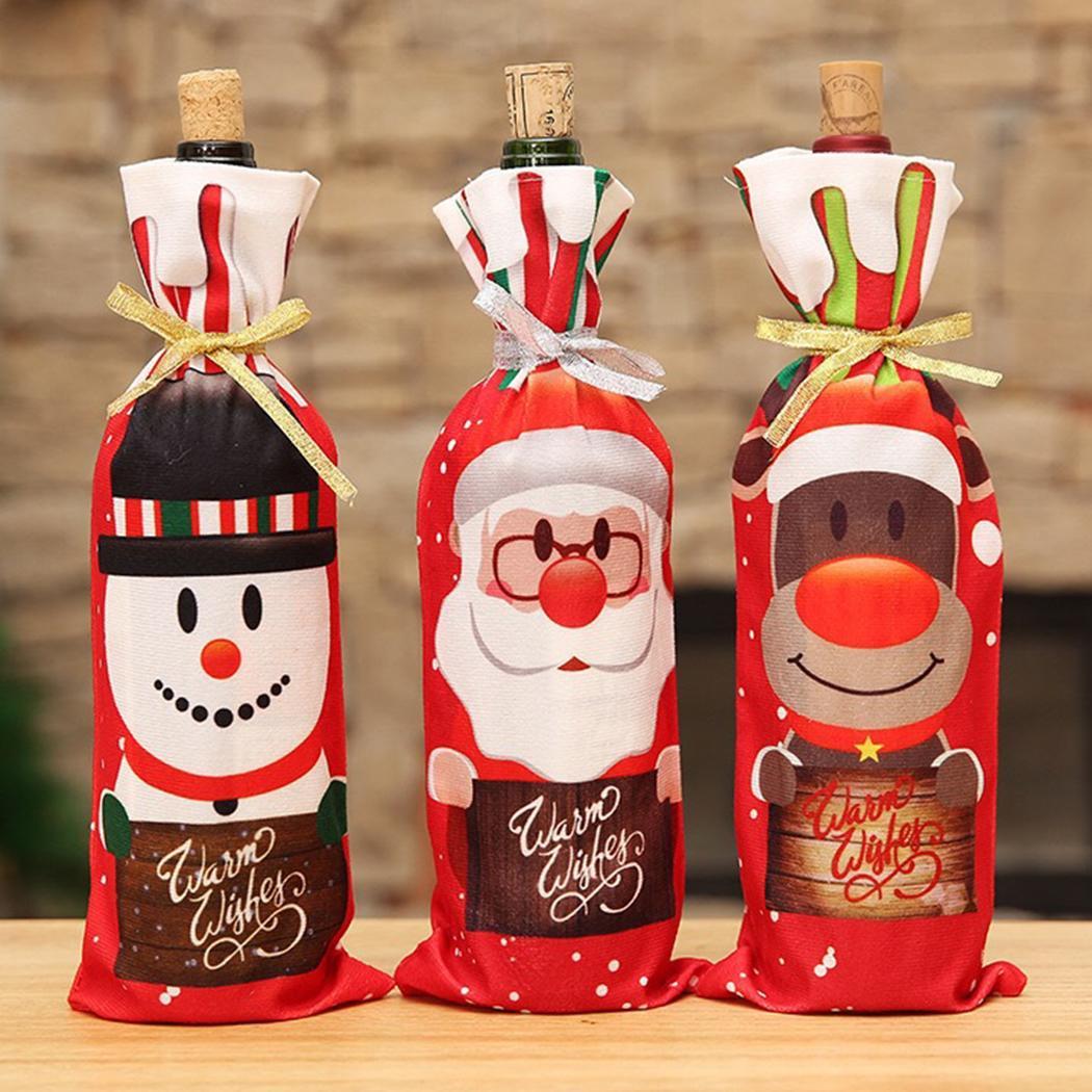 Leuke Patroon Outfit Tafel Decoraties Kerst Wijn K... – Grandado