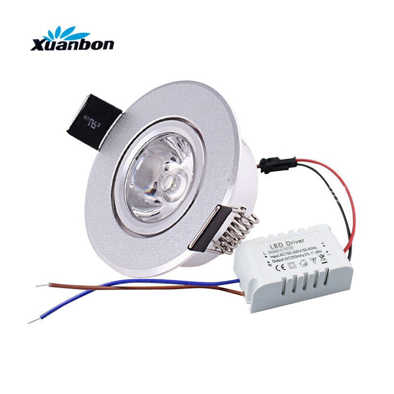 4PCS 1W 3W Dimmable Recessed Mini Spotlight Lamp C... – Vicedeal