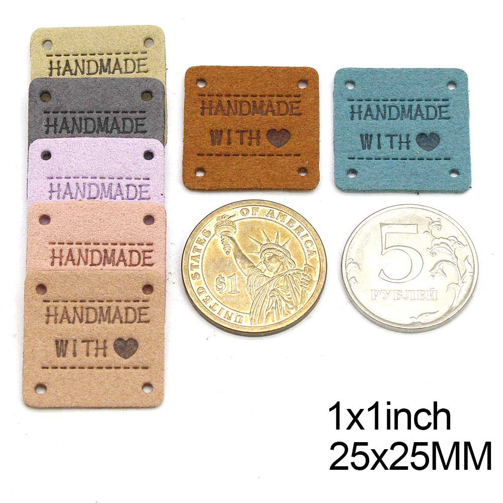 Handmade With Love Tags Labels Handmade Labels for... – Grandado