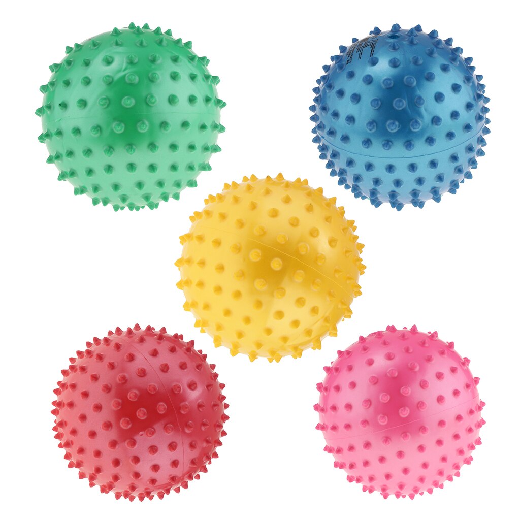 6 Inch Knobby Bouncy Ball Spike Massage Ball Sport... – Grandado