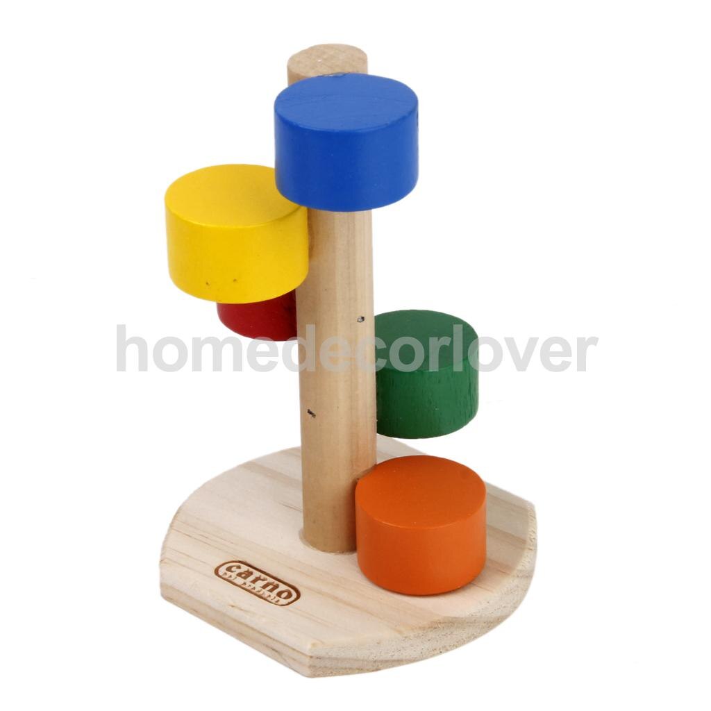 Natural Wood Colorful Scaling Step Ladder Platform... – Vicedeal