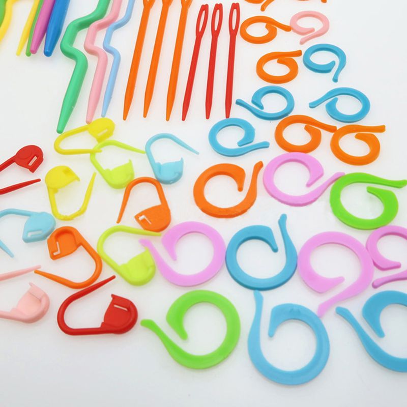53Pcs Plastic Haak Haken Stitch Markers Teller Bre... – LovingPrices
