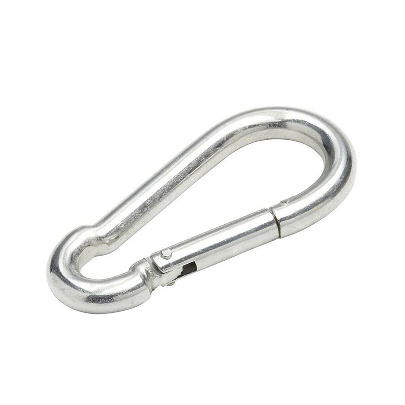 4 PCS Carabiner Clip Snap Hook Spring Loaded Steel... – Grandado