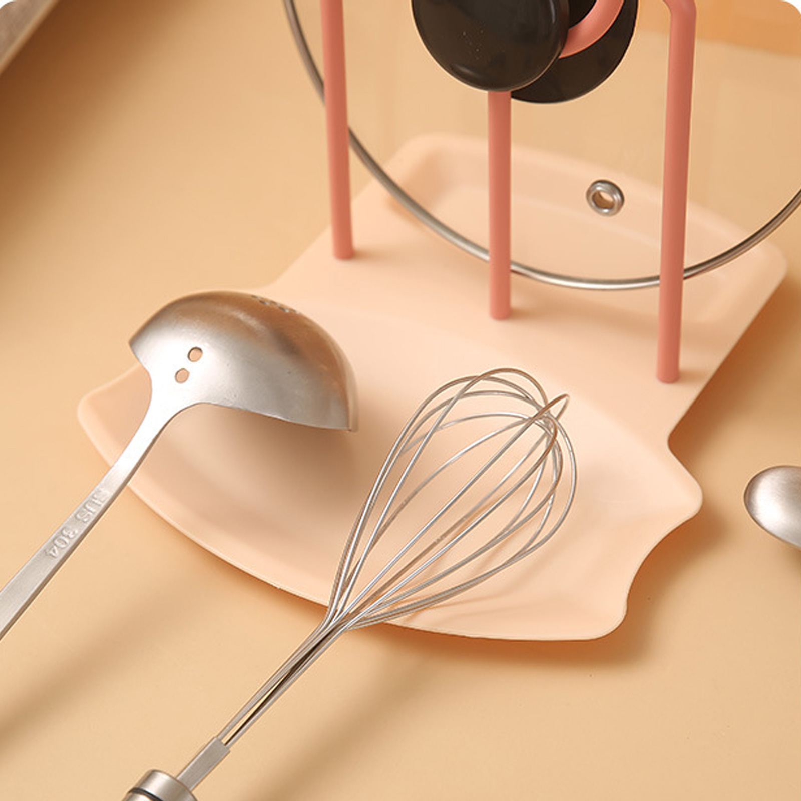 Spoon Rest And Pot Lid Holder Removable Pan Pot Co... – Vicedeal