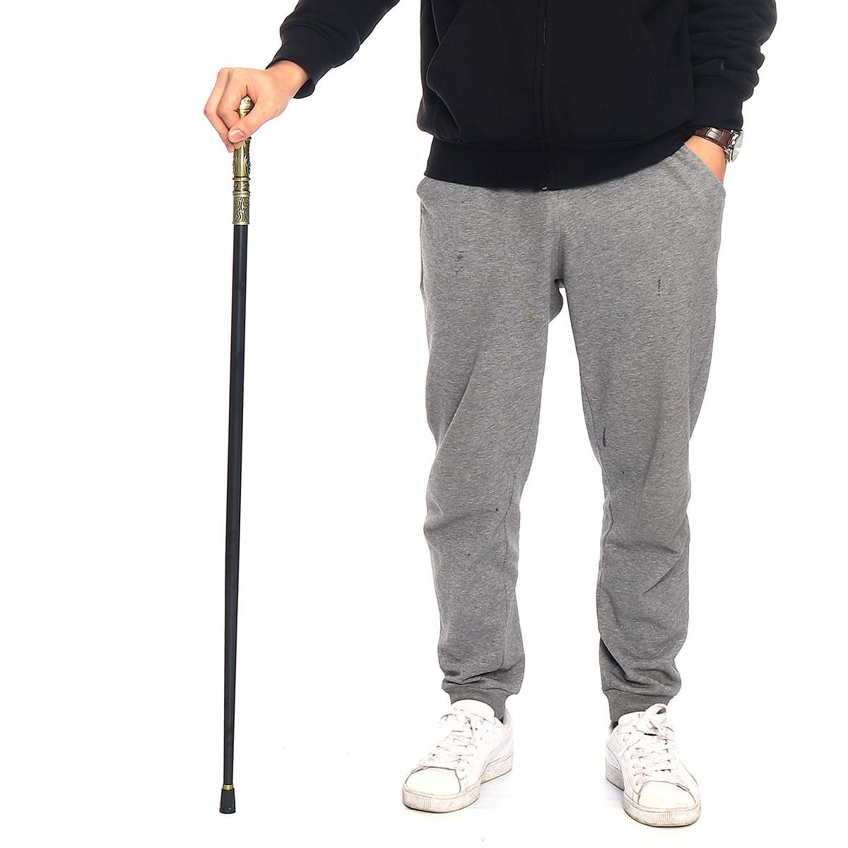 94cm Gentleman Classic Style Metal Telescopic Cane... – Grandado
