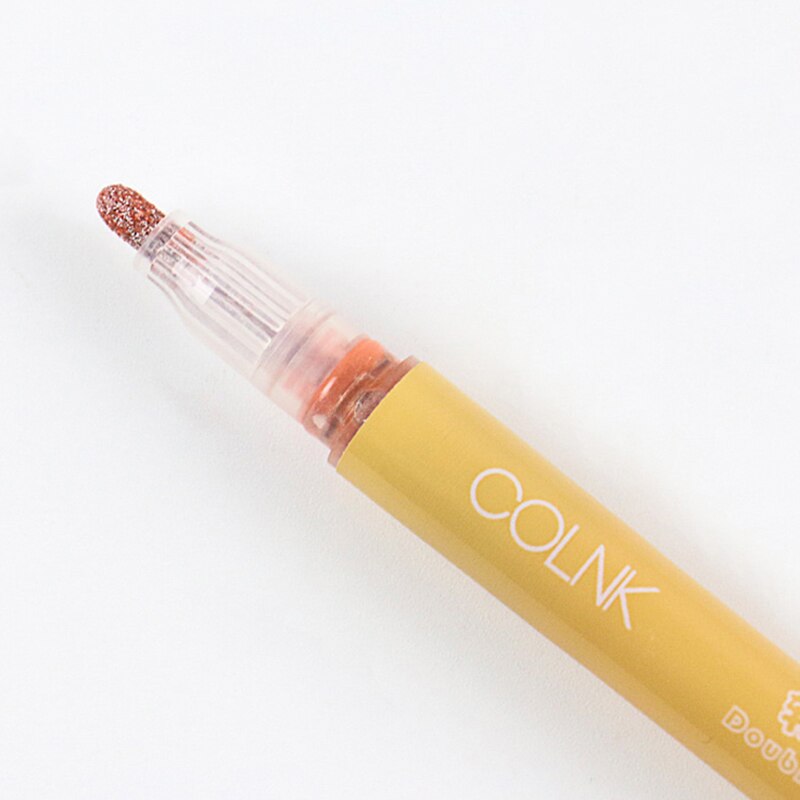 8 Color Double Line Outline Pen Highlighter Marker... – Vicedeal