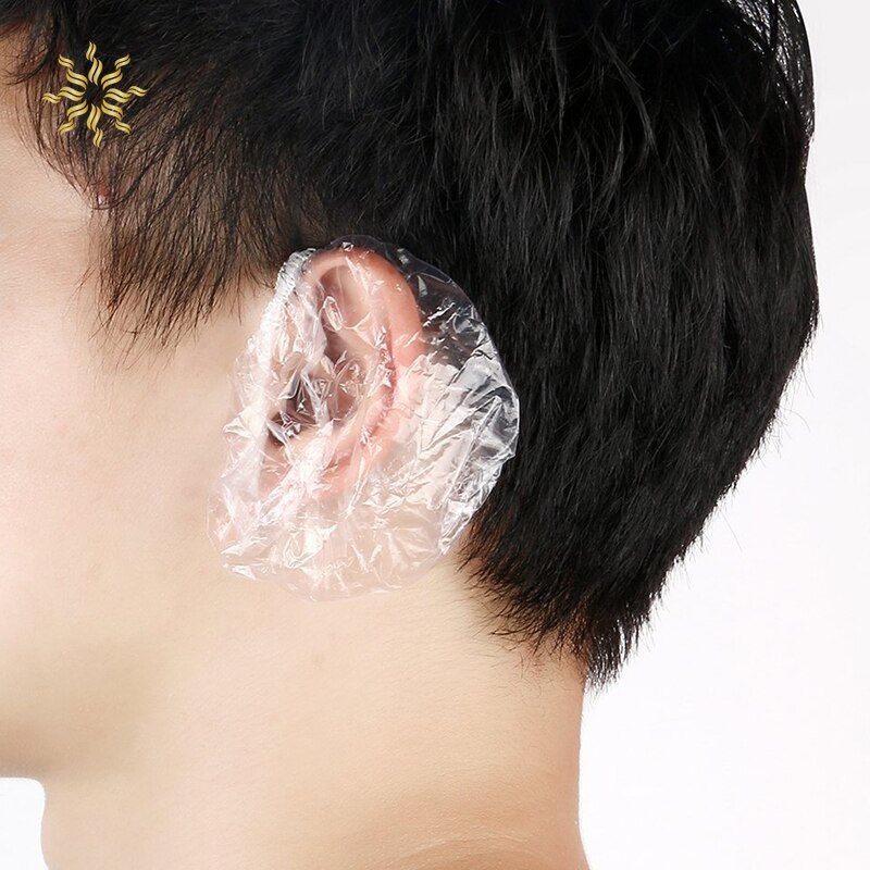 100pcs Disposable Transparent Waterproof Ear Cover... – Grandado