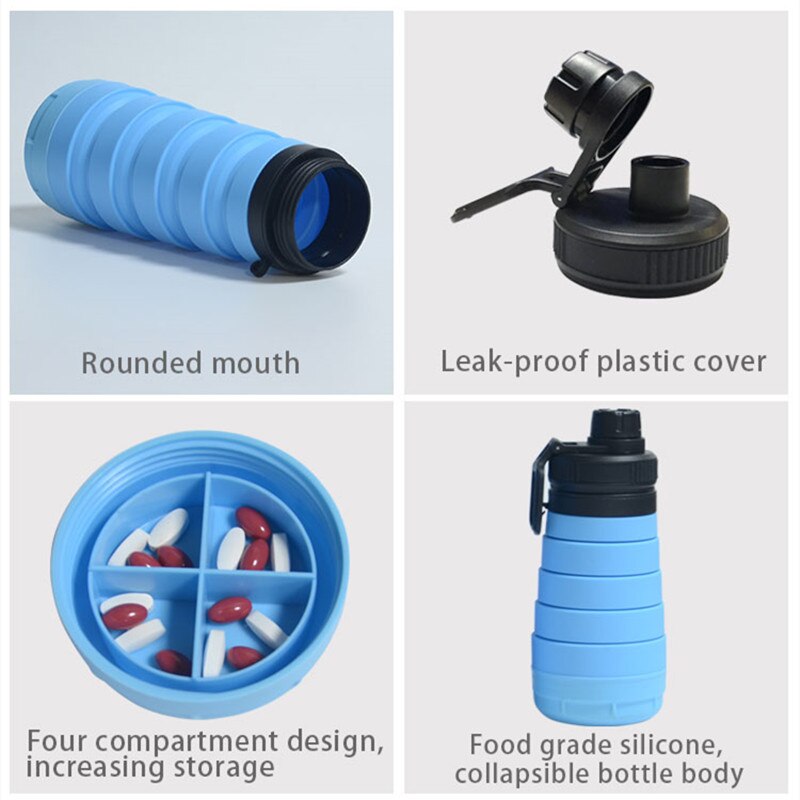 Silicone Folding Cup Telescopic Water Cup Foldable... – Grandado