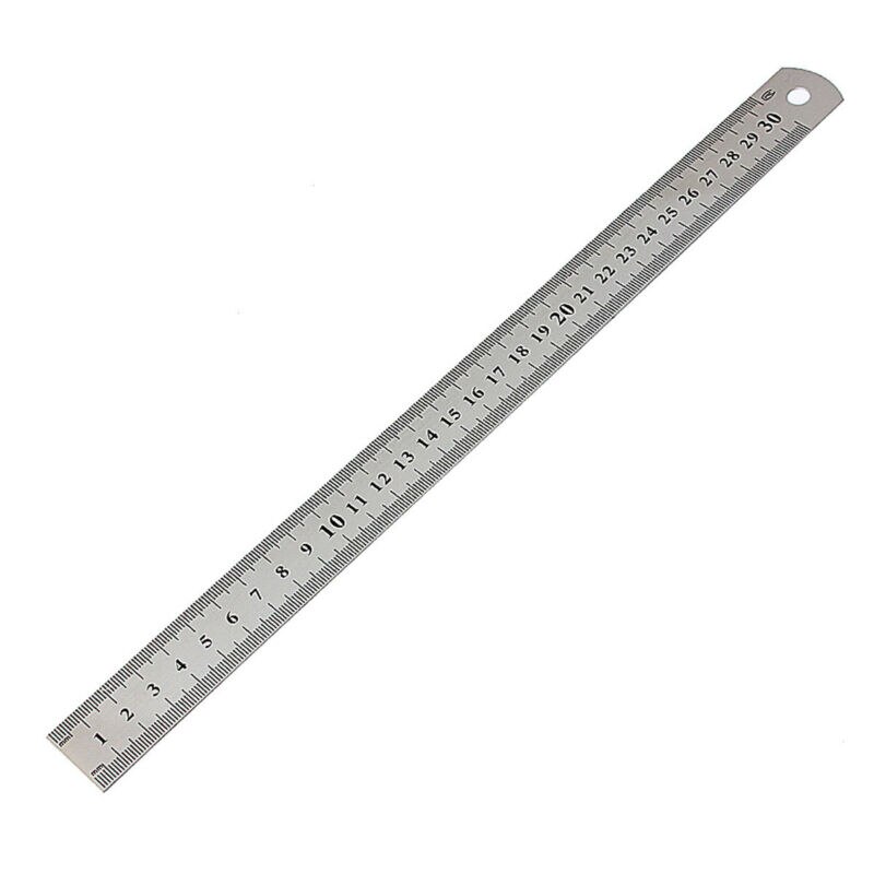 12" 30cm Stainless Steel Measuring Metric Metal Ru... – Grandado