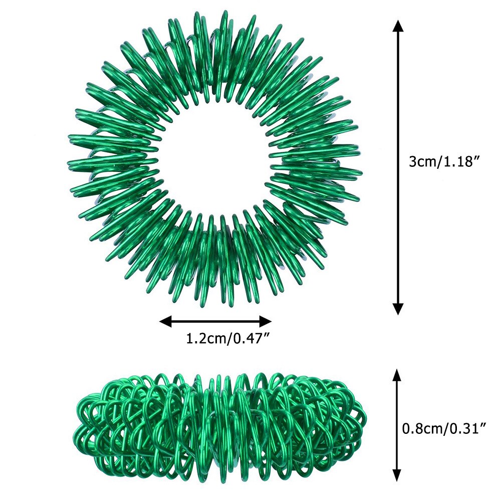 12pcs Finger Ring Toy Stress Relief Sensory Spring... – Vicedeal