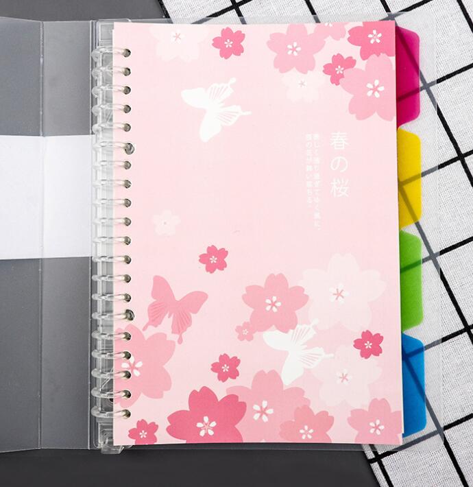 A5 Binder Portfolio Notebook with 20 Rings/Holes, ... – Grandado