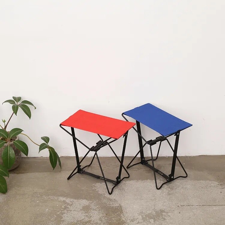 #384; Red and Blue Two-color Mini Portable Folding... – Grandado