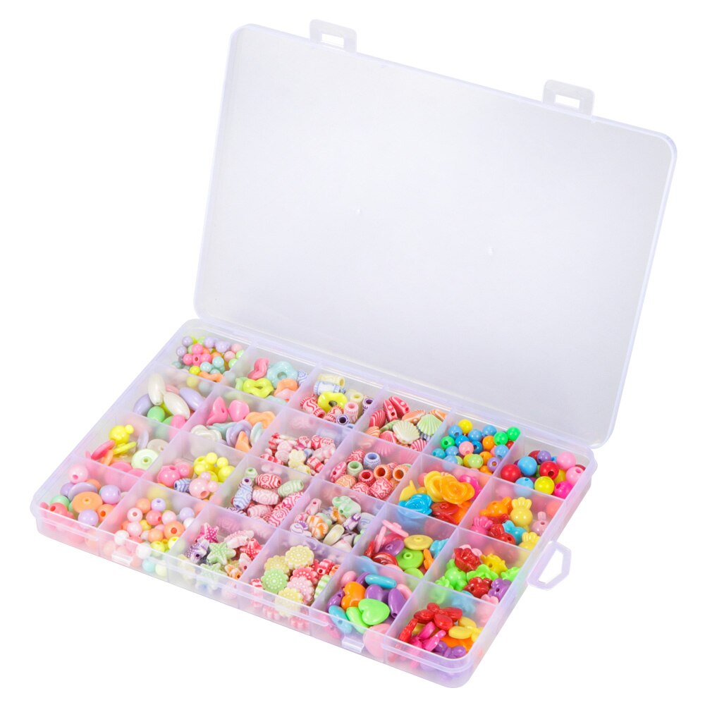 DIY Children Beaded Toys Set Mixed Color Beads Pea... – Vicedeal