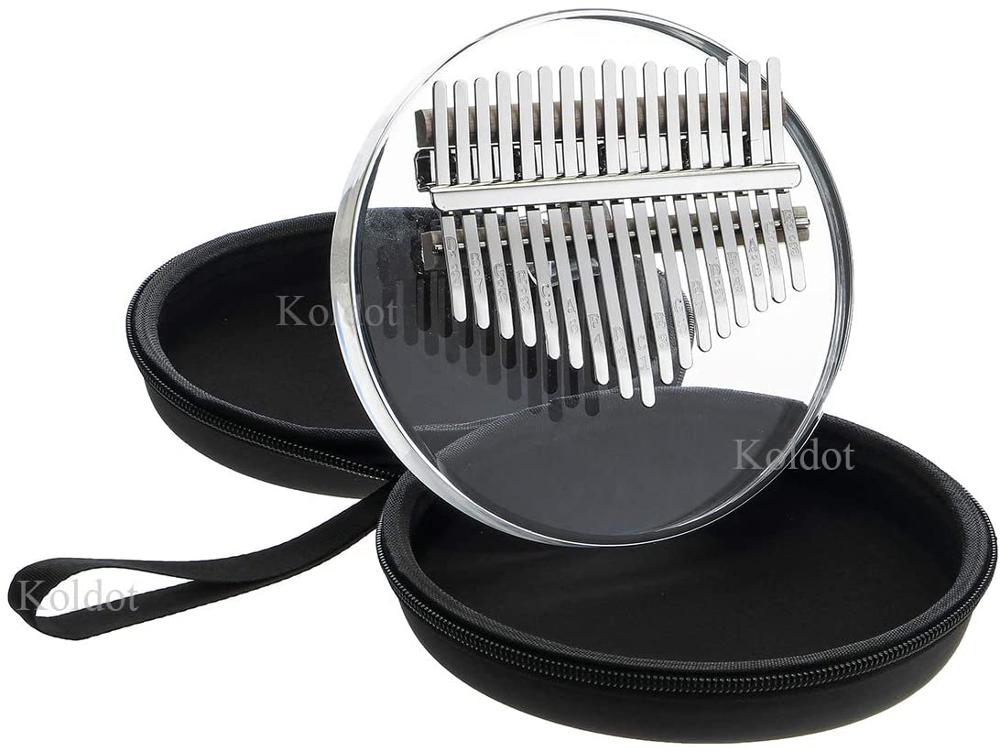 Clear Kalimba 17 Keys Engraved With Notes Bear Sha... – Grandado