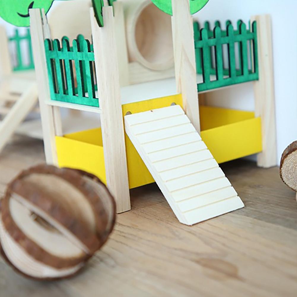 Wooden Luxury Castle For Pet Hamster Maze Pet Supp... – Grandado