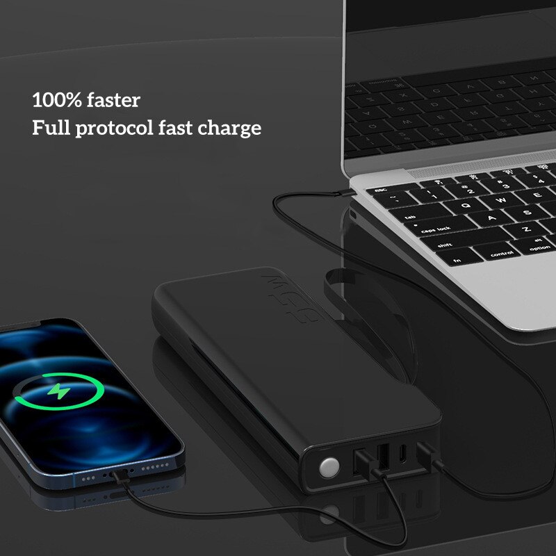 Power Bank PD65W Voor Laptop Externe Batterij Snel... – Vicedeal