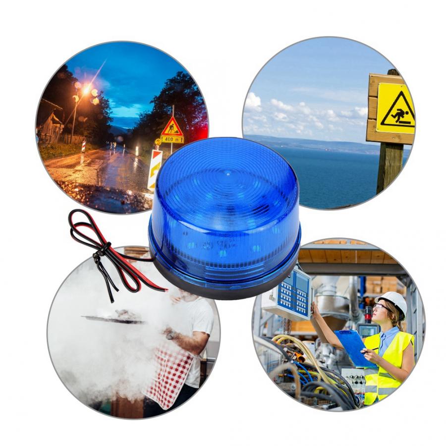 Traffic Light 12V Blue LED Strobe Beacon Emergency... – Vicedeal