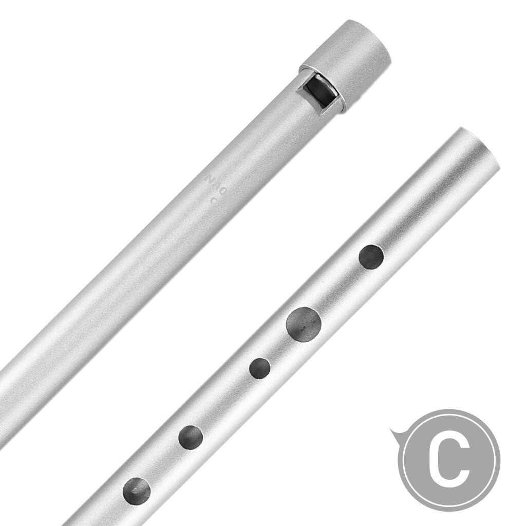 LOMMI Aluminum Tube Flute Irish Whistle Flute C Ke... – Grandado