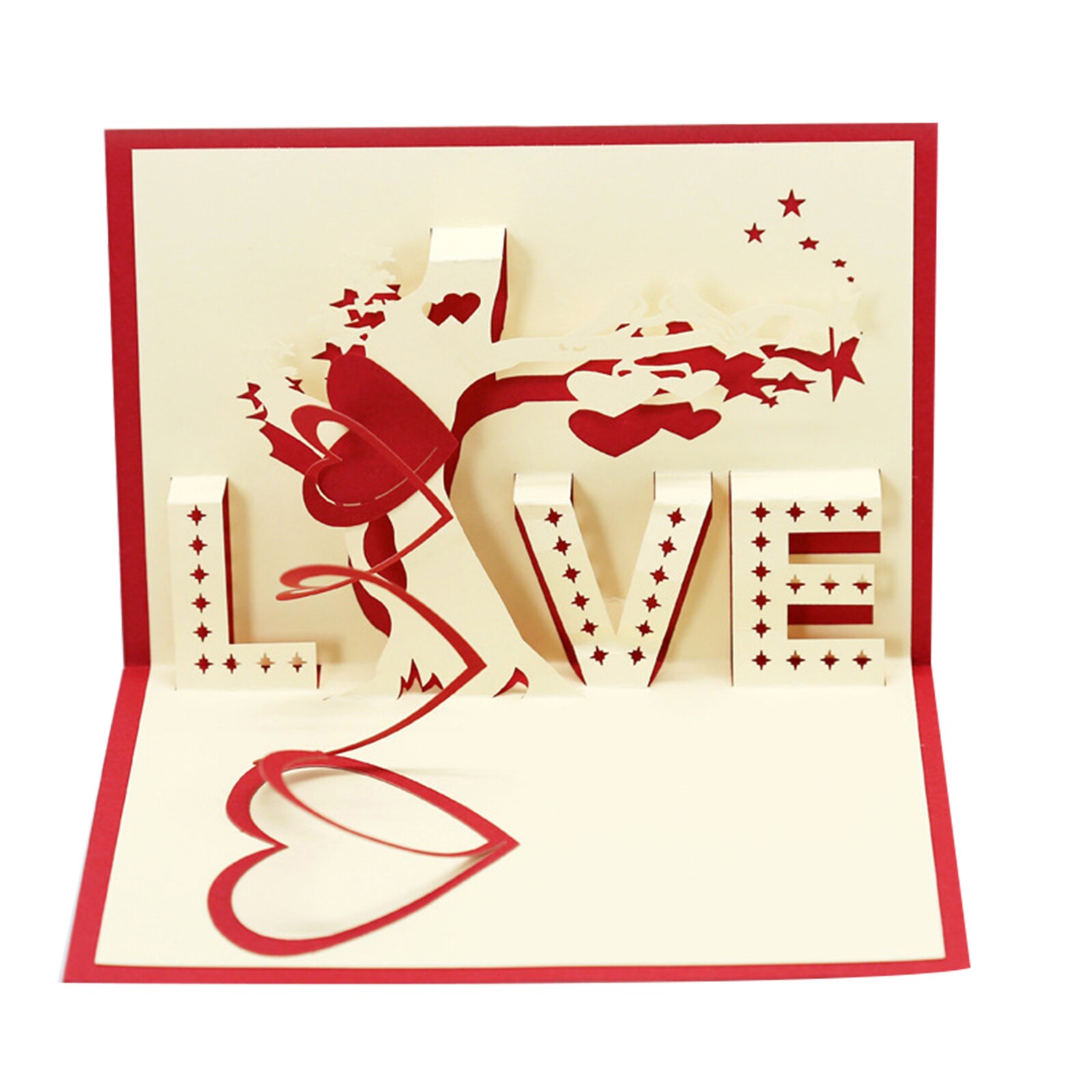Valentine's Day Card 3D Pops-up Greeting Cards Swe... – Grandado