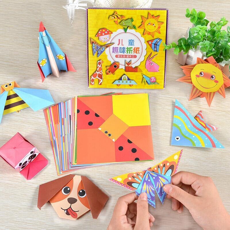 152 Pcs DIY Educational Origami Paper Cutting Book... – Grandado