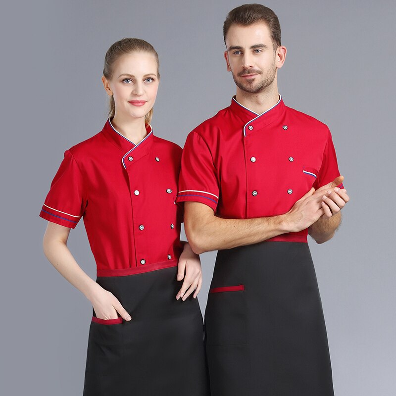 Summer cooks clothing restaurant uniforms shirts c... – Grandado