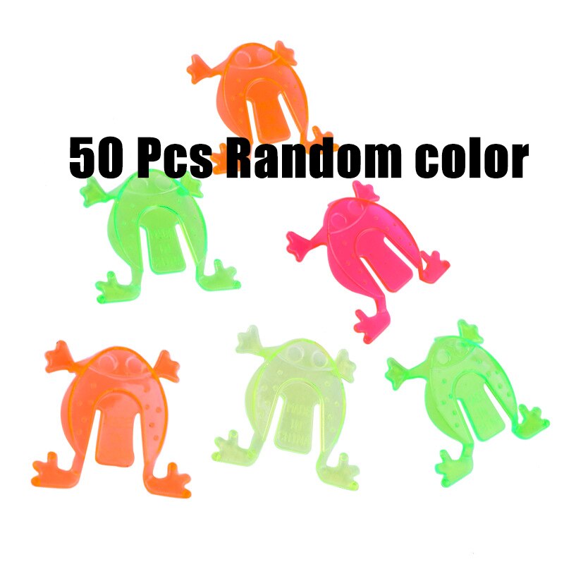 50Pcs/lot Classic plastic jumping frog gyro toy Co... – Grandado