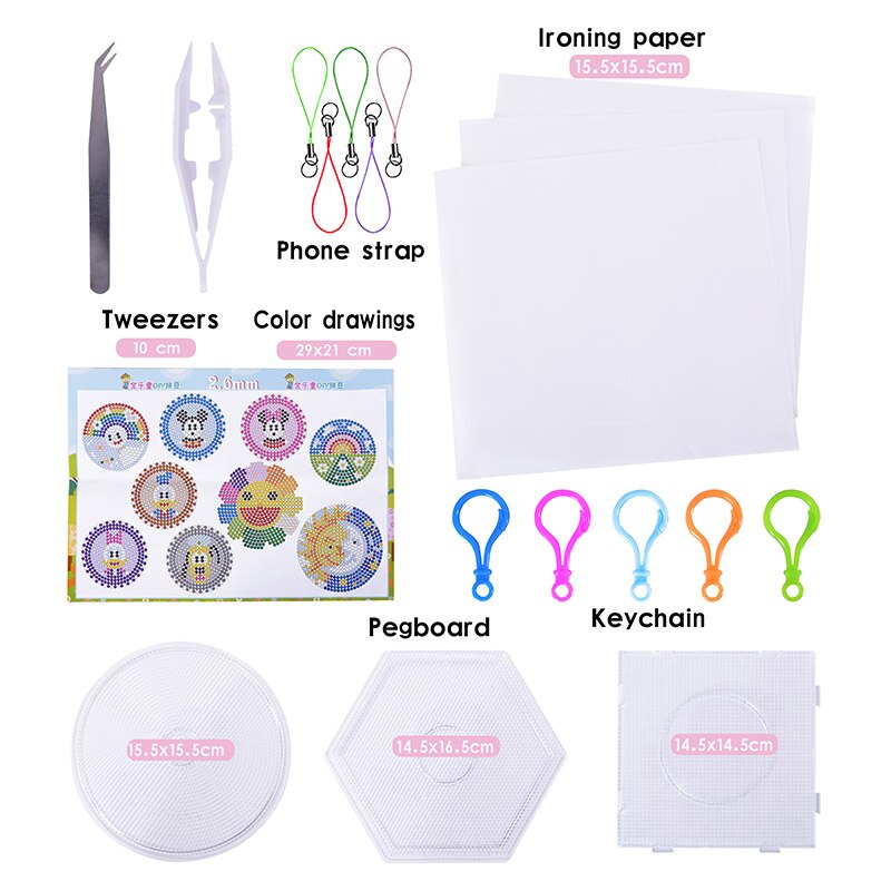 26000Pcs 2.6mm Hama Beads Kit 3D Puzzle 48Colors P... – Grandado