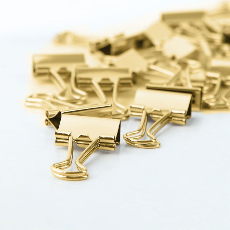 40 Teile/los Binder Clips Papier Clamp Reusable Pa... – Grandado