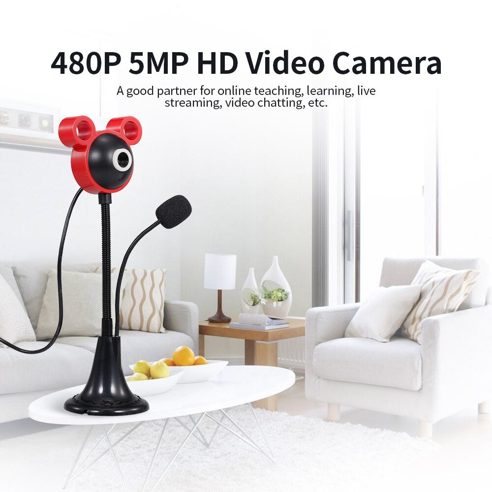 5MP 480P High-Definition Webcam 30fps Web Camera R... – Grandado
