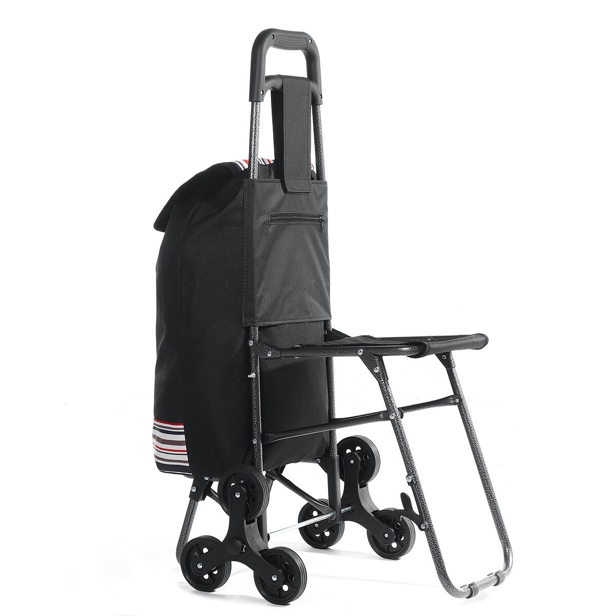 Foldable Shopping Cart With Wheel Thicken Rod Lugg... – Vicedeal