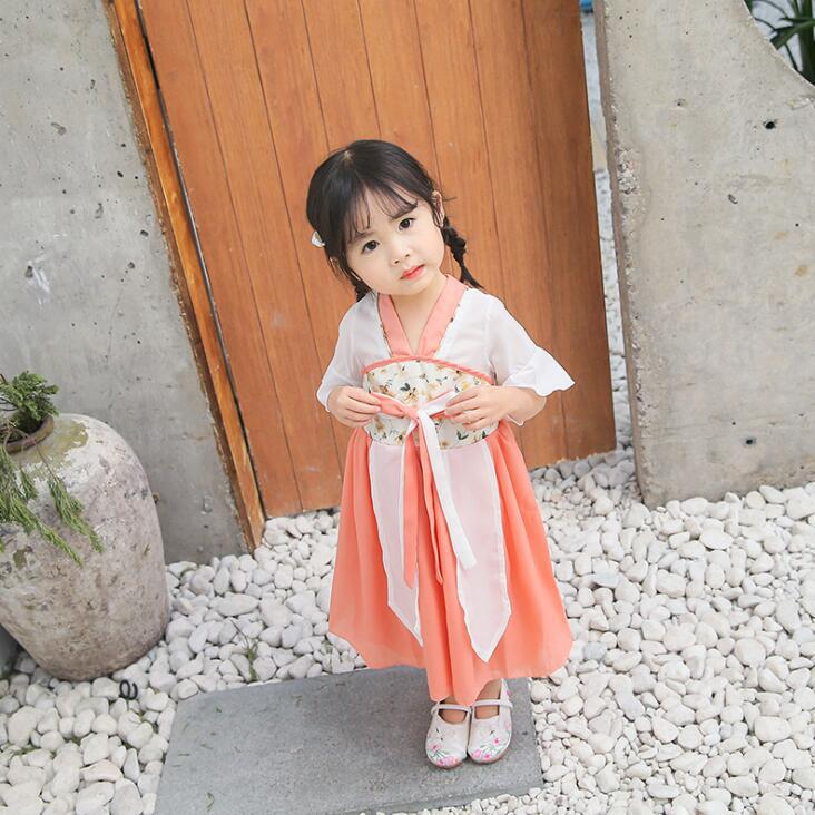 Daily Hanfu Girls Baby Classical Dance Costume Han... – Grandado