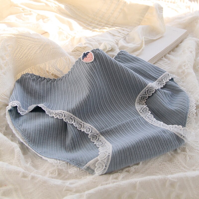 girls underwear 5pc/lot cotton middle waist blue b... – Vicedeal