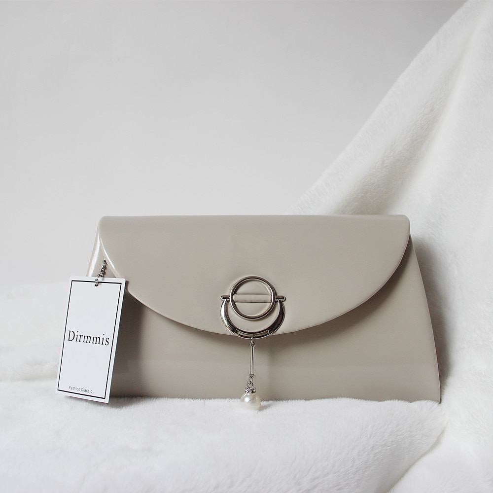 Brand Wallet Women Solid Luxury Grey PU Leather Ev... – Grandado