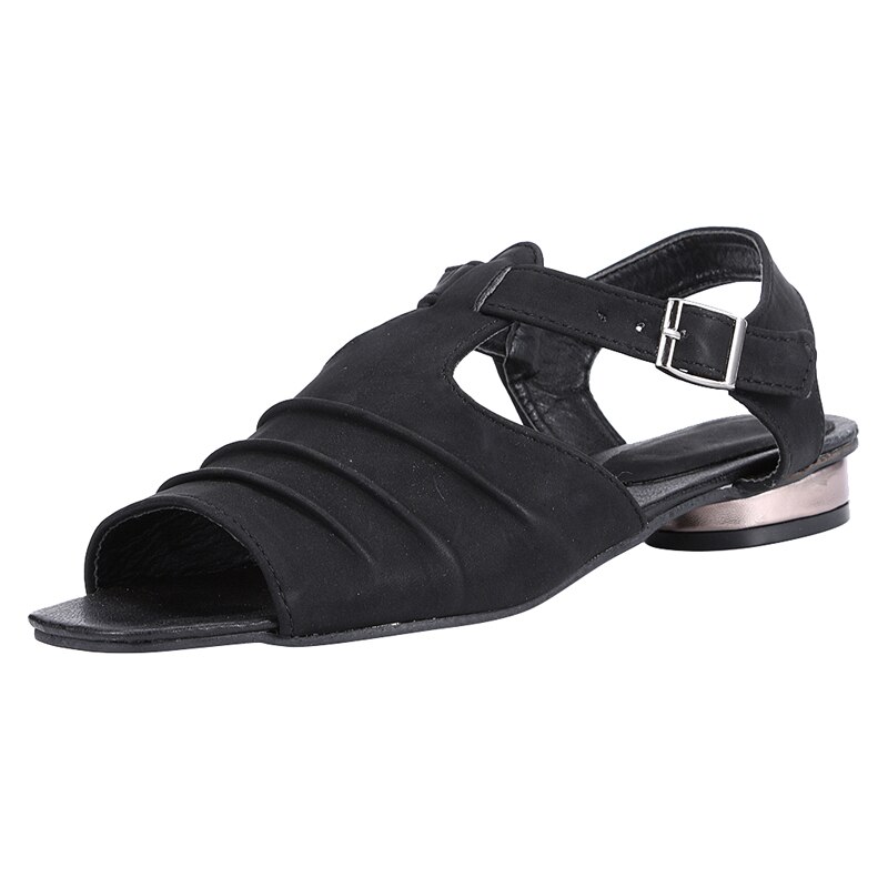 Dam skor sandaler klack spetsig fisk mun sandalier... – Vicedeal