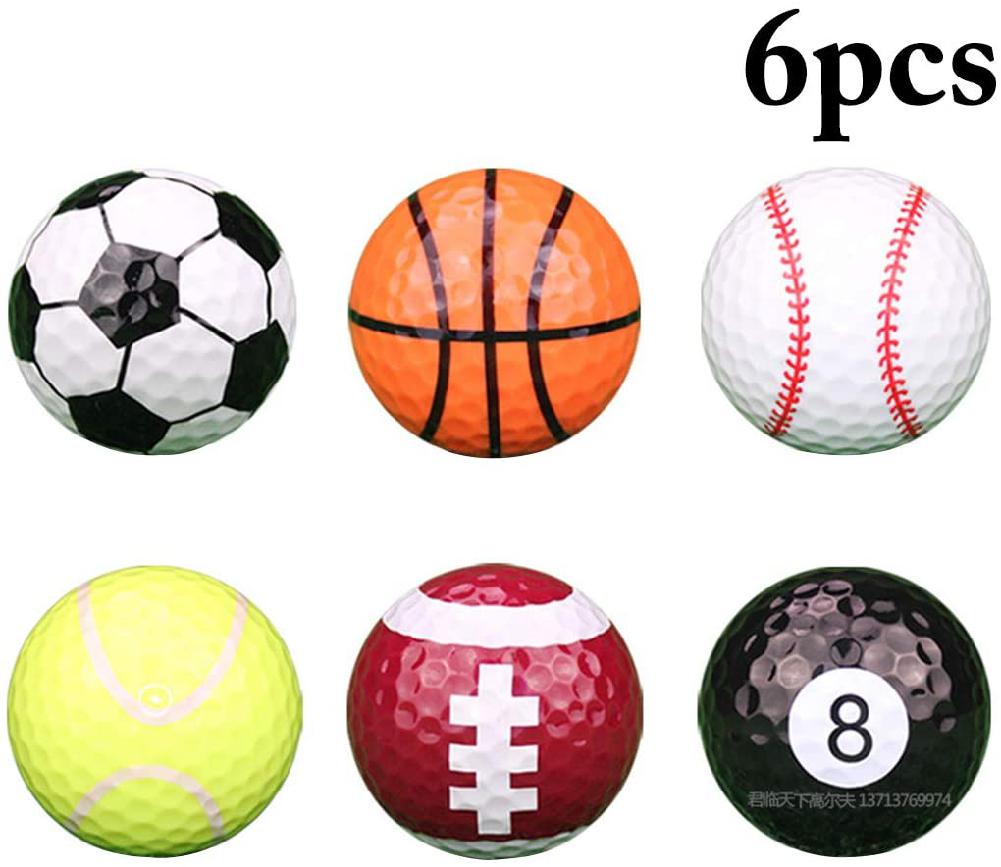 6pcs Golf Ball Golf Equipment Football Basketball ... – Grandado