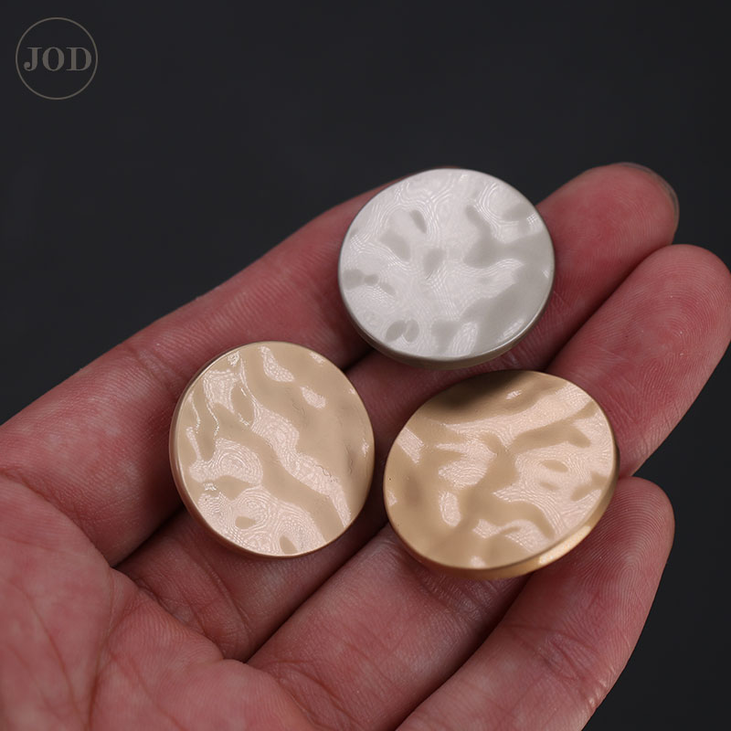 25mm Silver Gold Metal Buttons For Clothing Crafts... – Grandado
