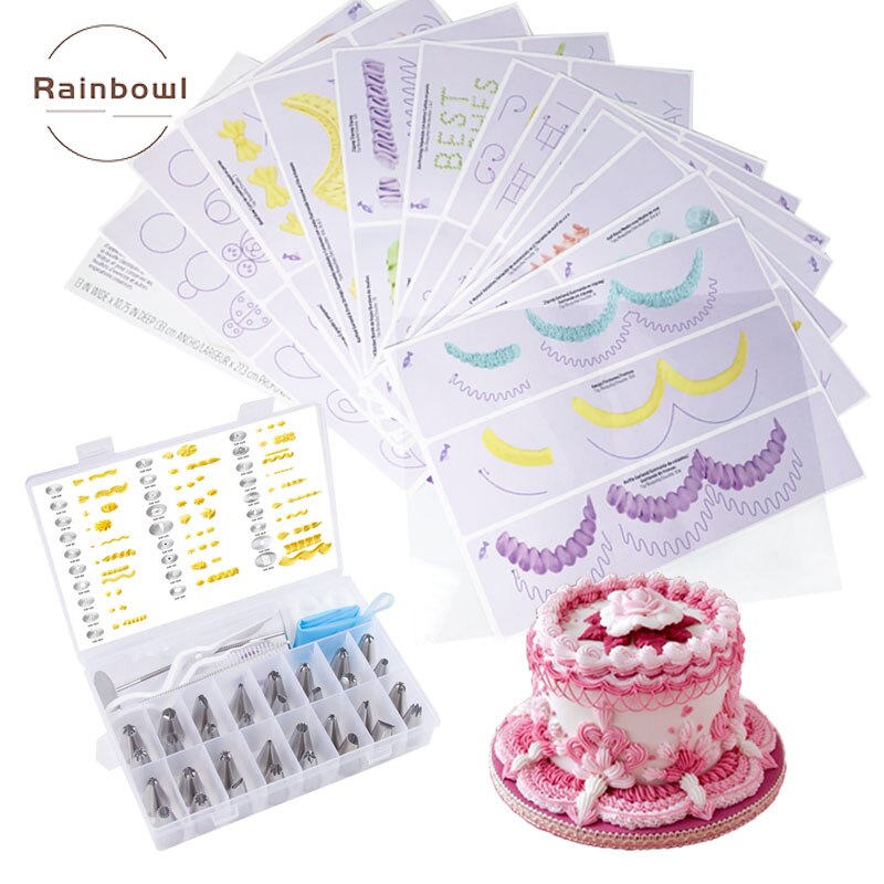 Cake Practice Template Board Icing Piping Drawing ... – Grandado