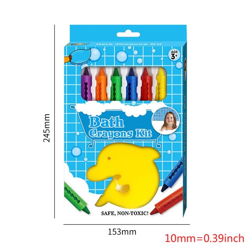 6Pcs Colored Crayon Paint Drawing Marker Pen Kids ... – Vicedeal