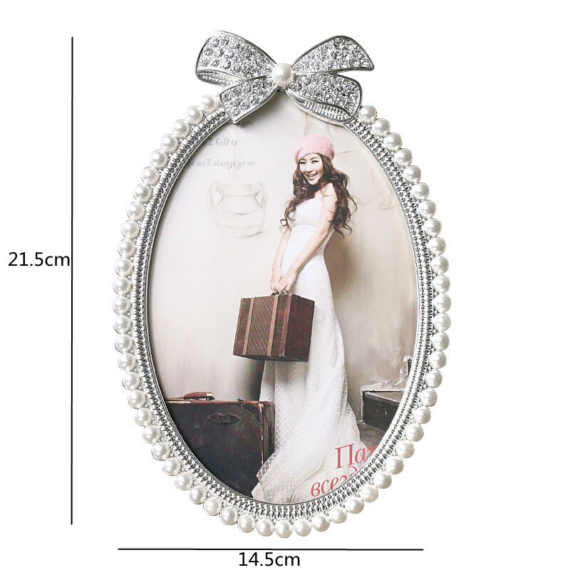 European Style 3/6/7 Inches Metal Oval Pearl Diamo... – Vicedeal