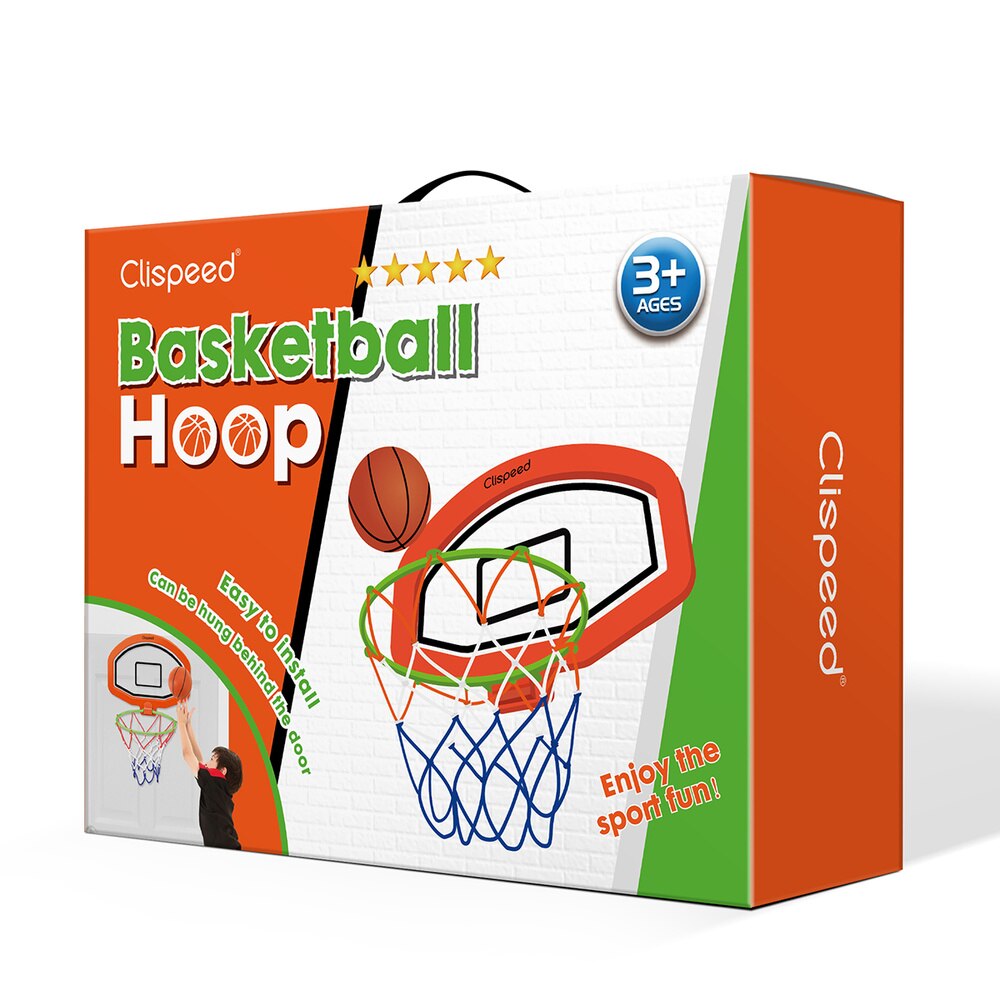 Clispeed Kids Basketball Hoop Set Cartoon Hanging ... – Grandado