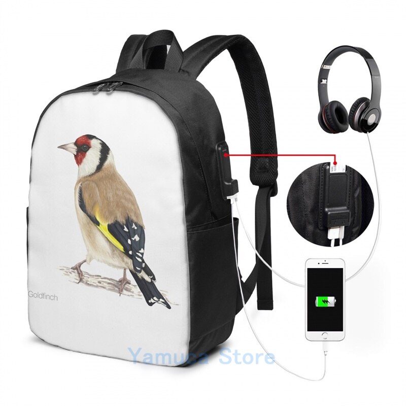 Quick Dry Black White Funny Graphic Print USB Char... – Grandado