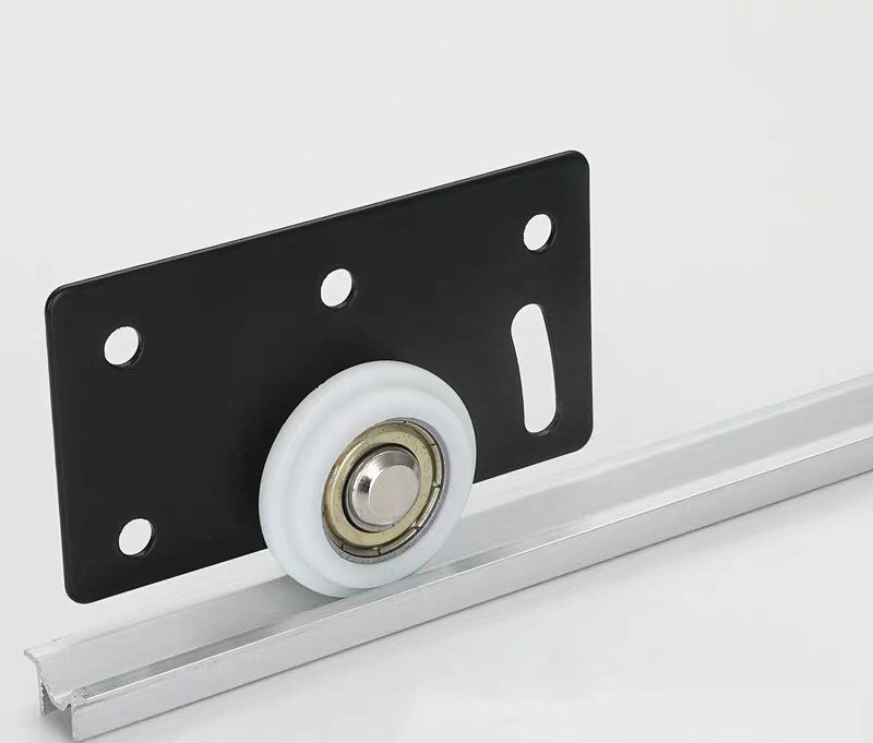 1 Set Black Kledingkast Sliding Stalen Deur Wiel S... – Vicedeal