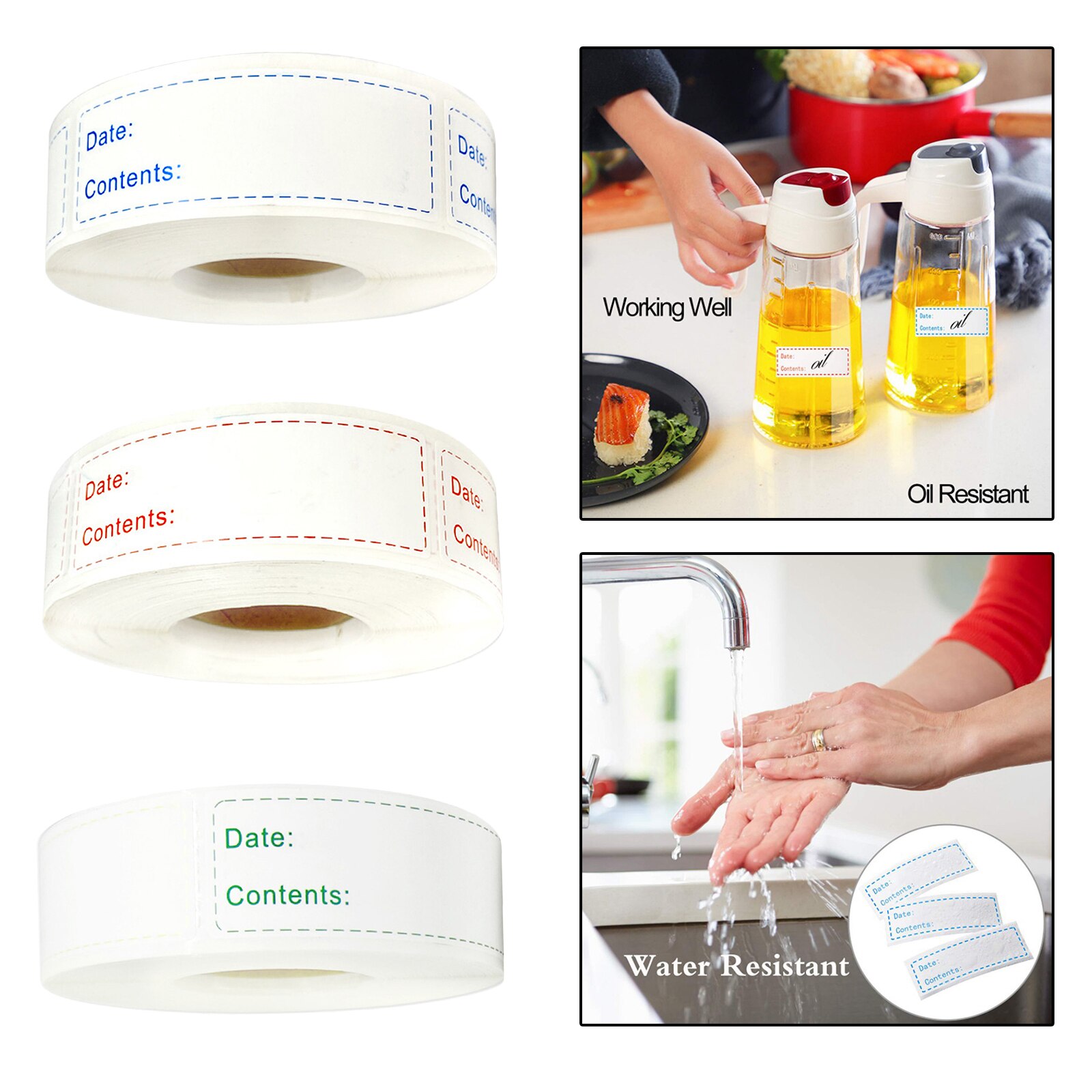 Opslag Labels Blank Vriezer Label Vervaldatum Stic... – Vicedeal