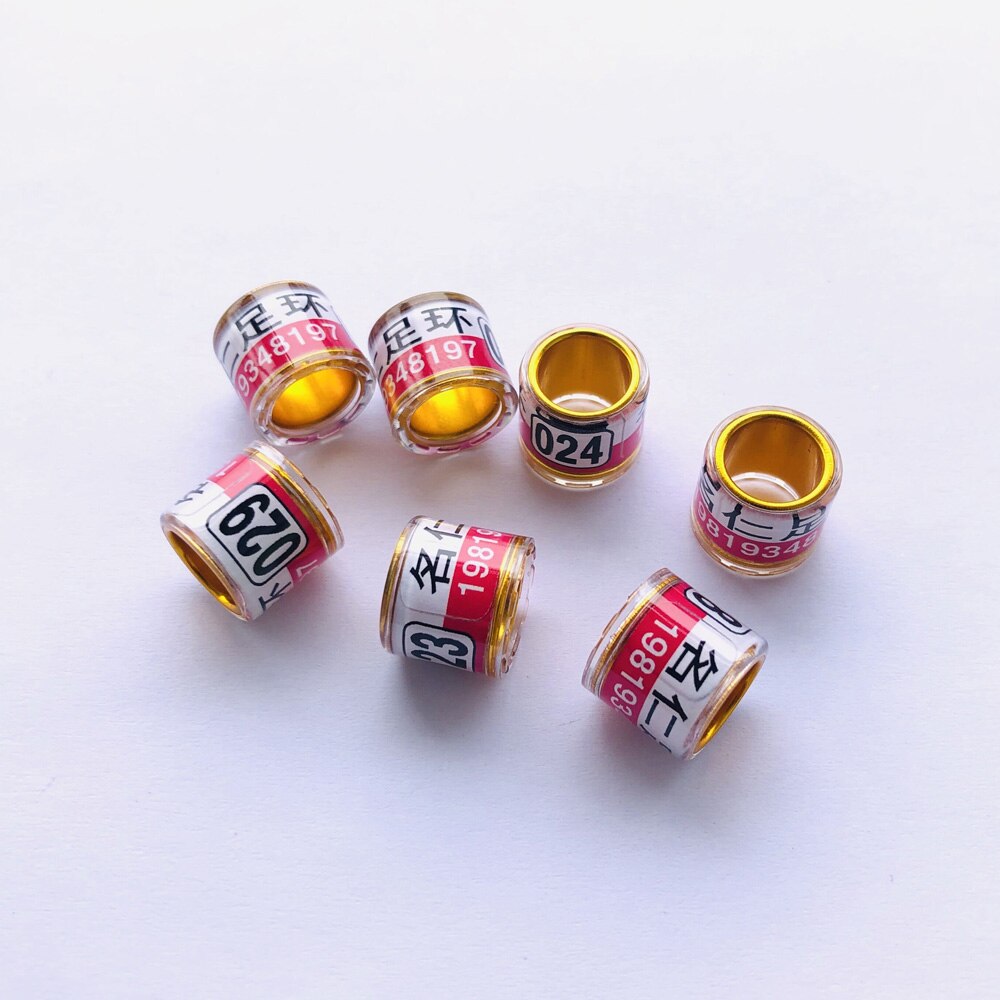 50Pcs 8mm Bird Dove Pigeon Aluminum Leg Rings plas... – Grandado