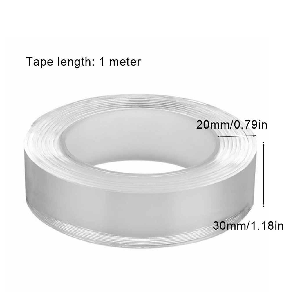 Cinta adhesiva impermeable Nano transparente, dobl... – Grandado