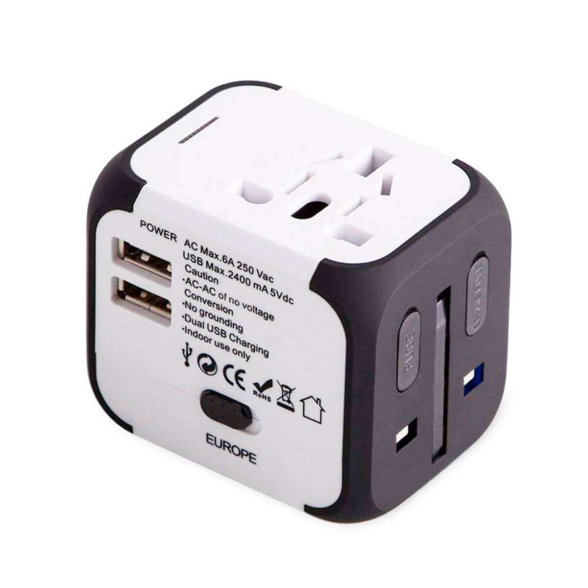 Universele Adapter Plug En Usb Lader, Plus 150 Lan... – Grandado