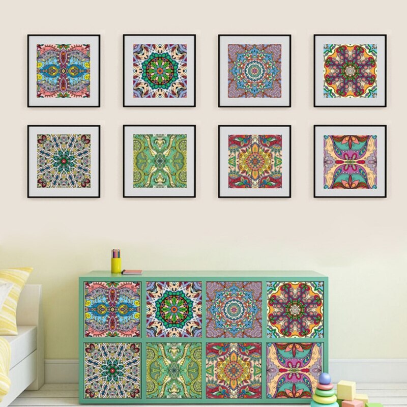 PVC Tile Wallpaper Removable And Stick Wallpaper H... – Grandado