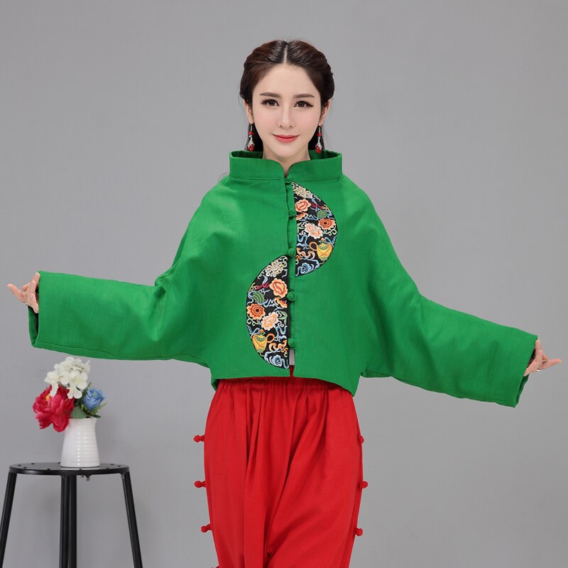 Chinese Style Clothing Women Red Embroidery Folk R... – Vicedeal